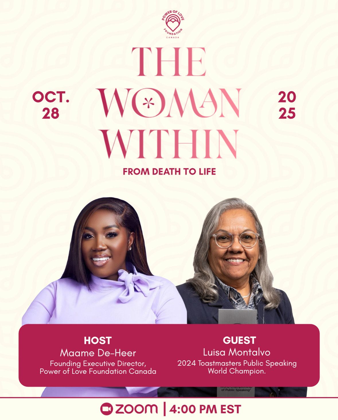 The Woman Within – From Death to Life – Power of Love Foundation Canada